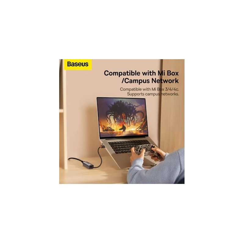 Baseus USB RJ45 Adapter 100Mbps/1000Mbps USB C to RJ45 LAN Port ...